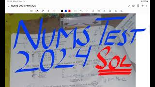 Nums Physics Key 2024 Nums Mdcat 2024 Paper Key Nums Physics Solved ...