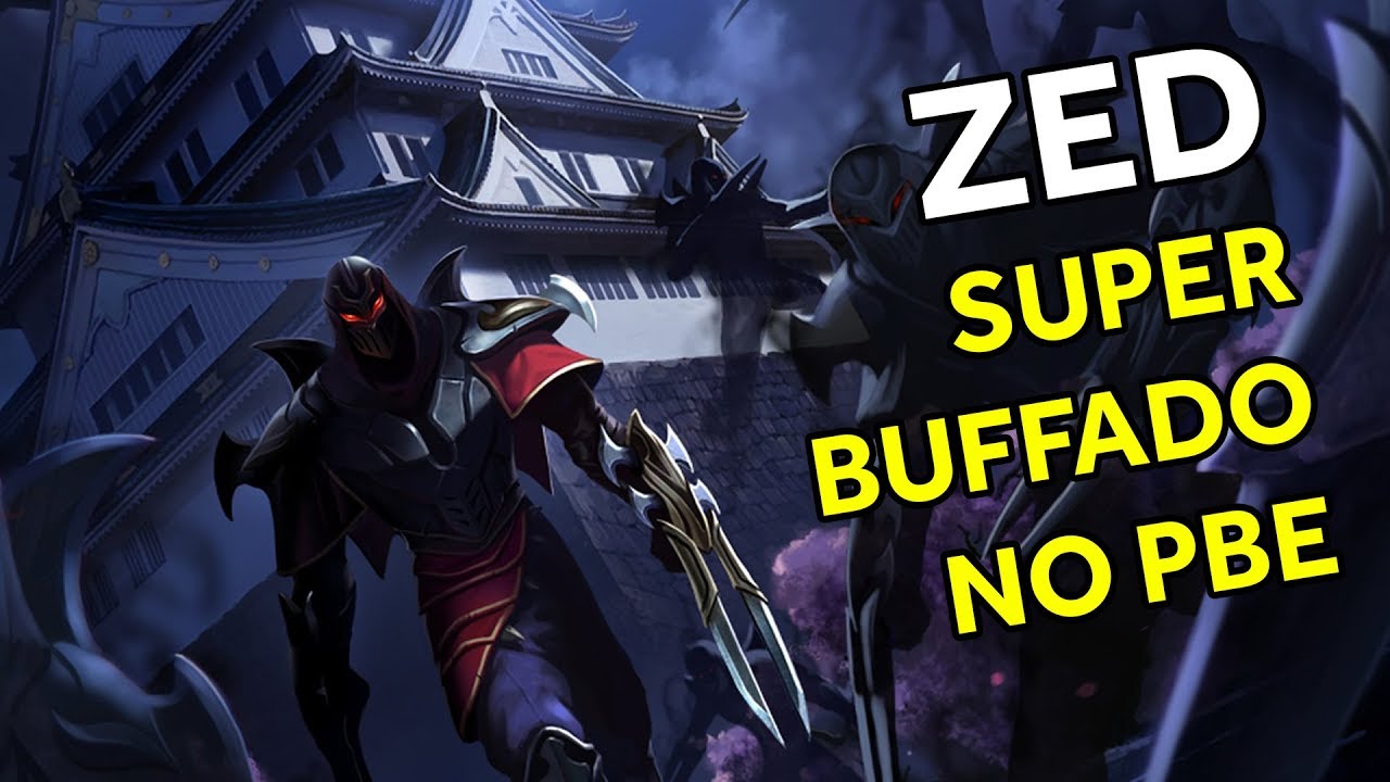 ZED SUPER BUFFADO NO PBE; RNG FALANDO KABUM - RESUMO SEMANAL #29 - YouTube