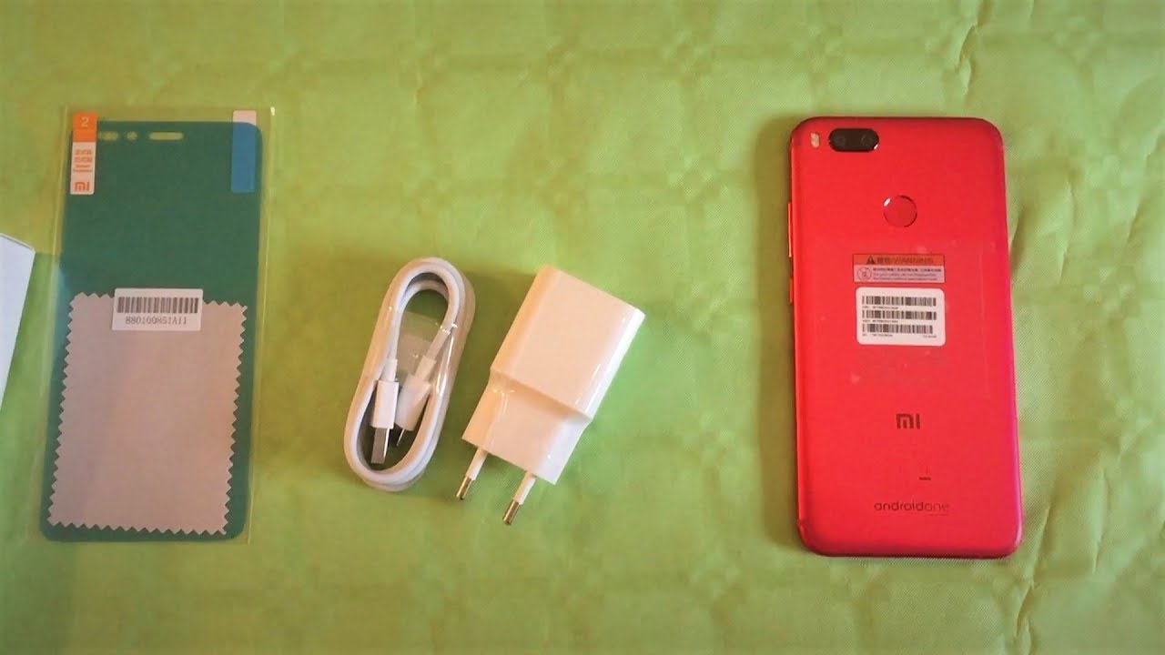 XIAOMI MI A1 "RED EDITION" unboxing & full specs description. Test pure ...