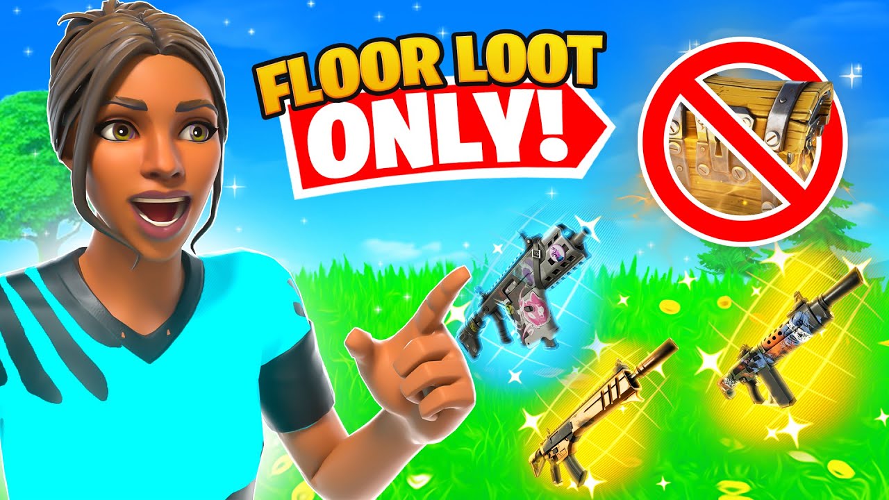 FLOOR LOOT *ONLY* CHALLENGE IN FORTNITE! - YouTube
