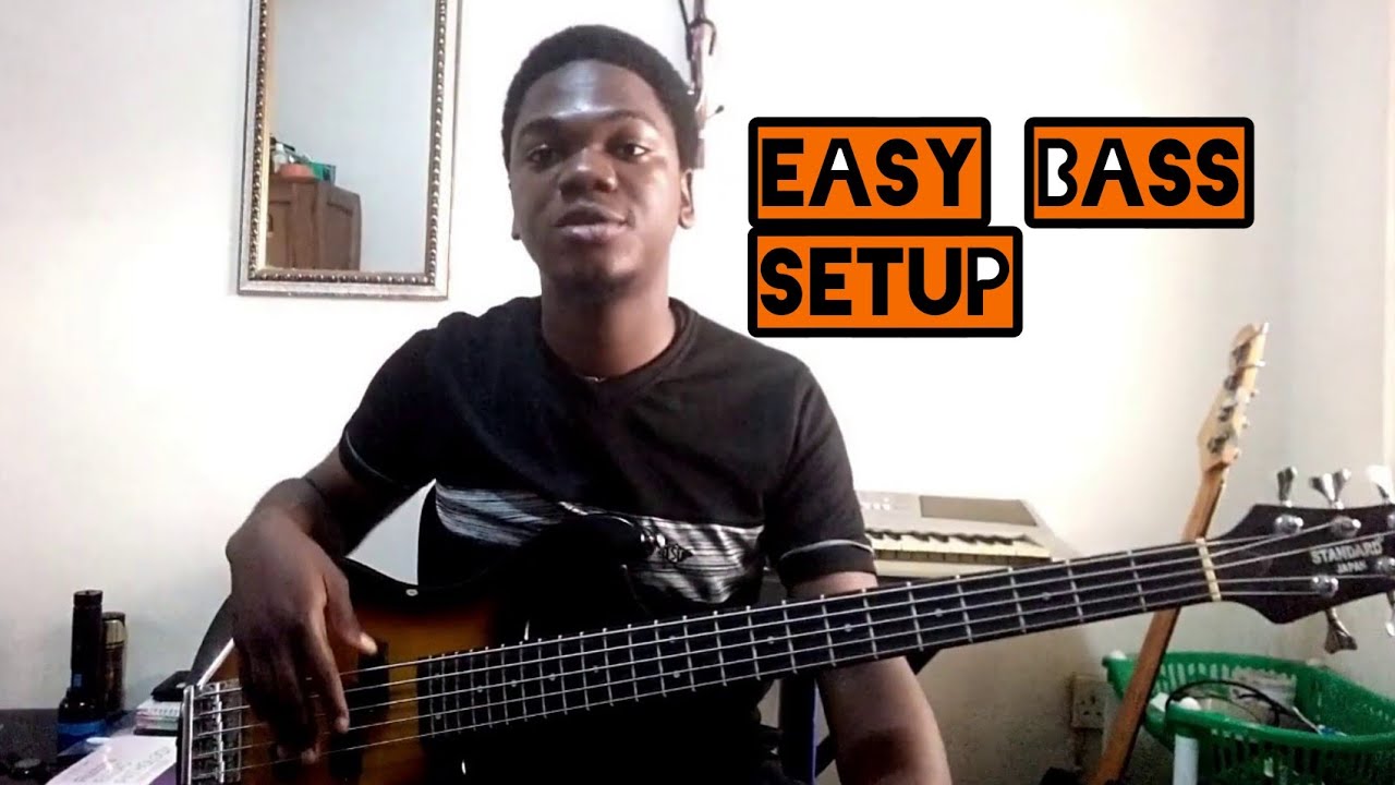 How to SET UP the bass guitar - SIMPLE SET UP - YouTube
