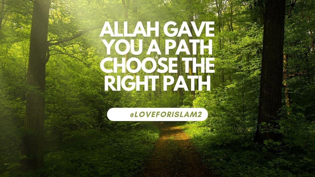 Allah gave you a path choose the right path||Nauman Ali Khan ...