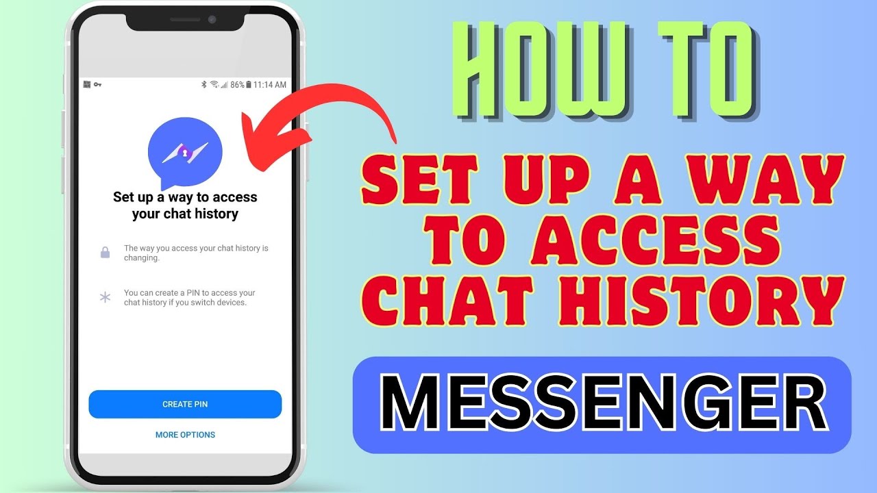 How To Set Up A Way To Access Your Chat History In Messenger | Backup ...
