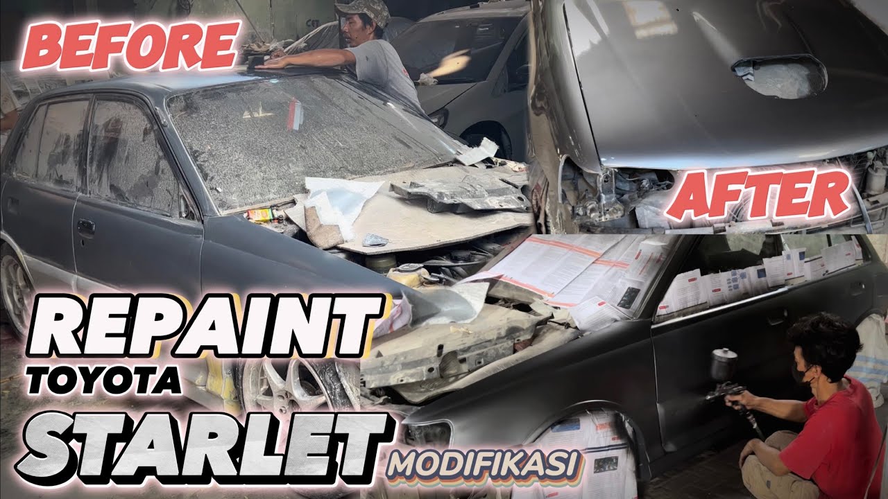 Repaint Toyota Starlet Modifikasi Simple 🔥 - YouTube