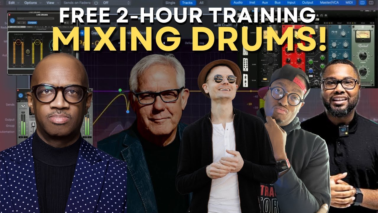 2-Hours + of FREE Mixing Drum Training from Top Producers/Engineers! - YouTube