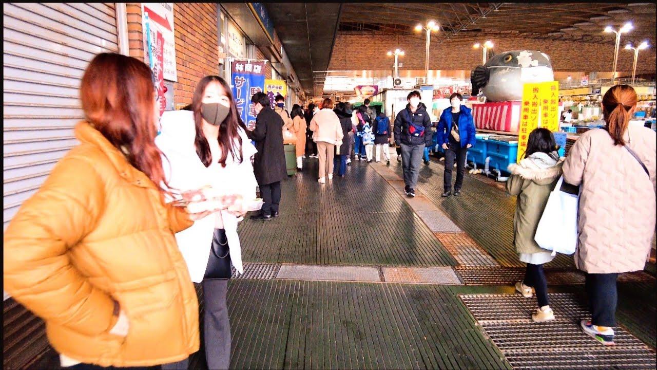 @Fukuoka →Shimonoseki Karato ichhba sushi frenzy 🍣 ️ warf promenade 唐戸 ...