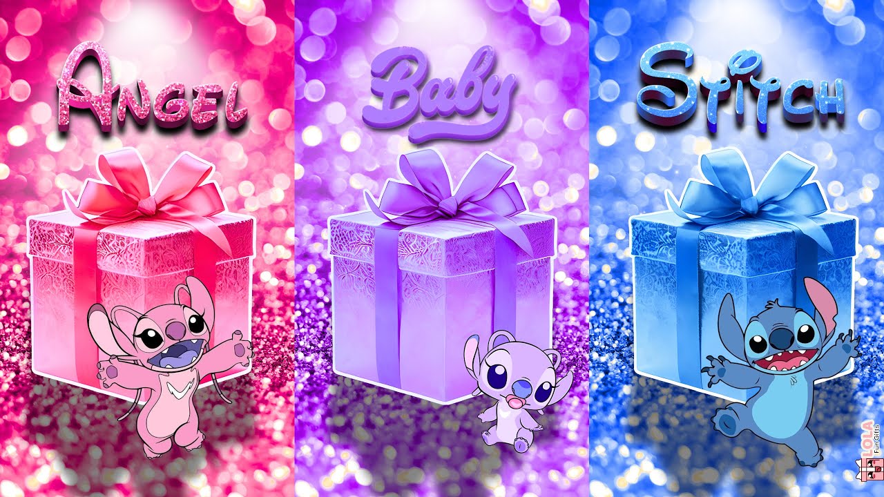 Choose Your Gift: Angel, Baby, or Stitch! 🎁 Stitch Fans with Cute ...