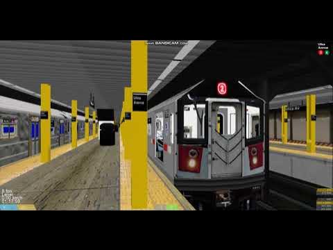 Openbve Gameplay Simulator R142A 2 Train Metro Transit line to Crown Heights Utica Avenue - YouTube