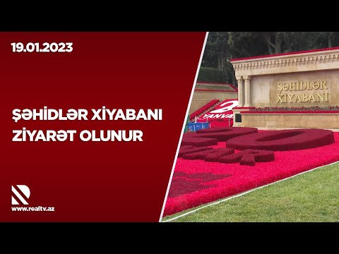 Şəhidlər xiyabanı ziyarət olunur - Azərbaycan xalqı şəhidlərini yad edir
