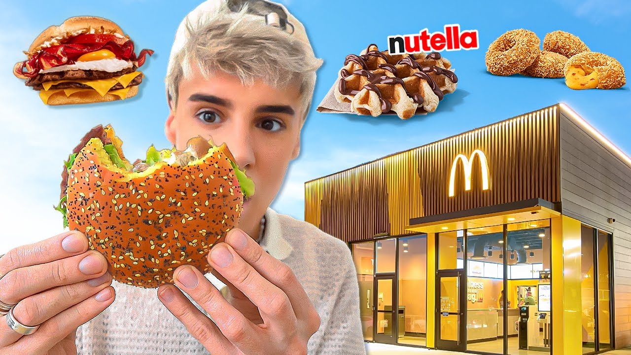 Going To American Fast Food Chains In Europe - YouTube