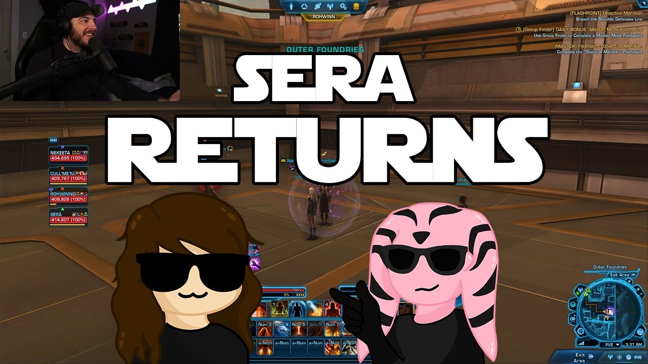 SERA RETURNS TO HEAL | Swtor - YouTube