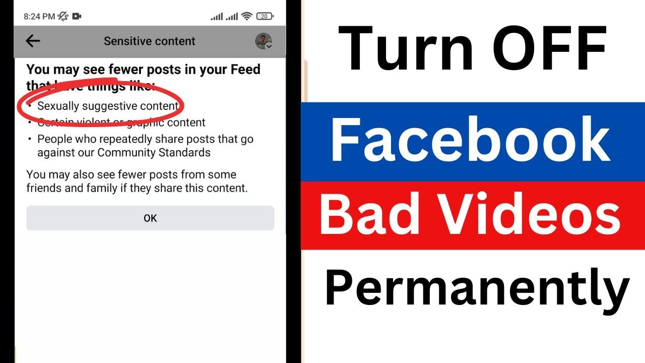 How to Turn Off Facebook Sensitive Content | How to Block Facebook Bad ...