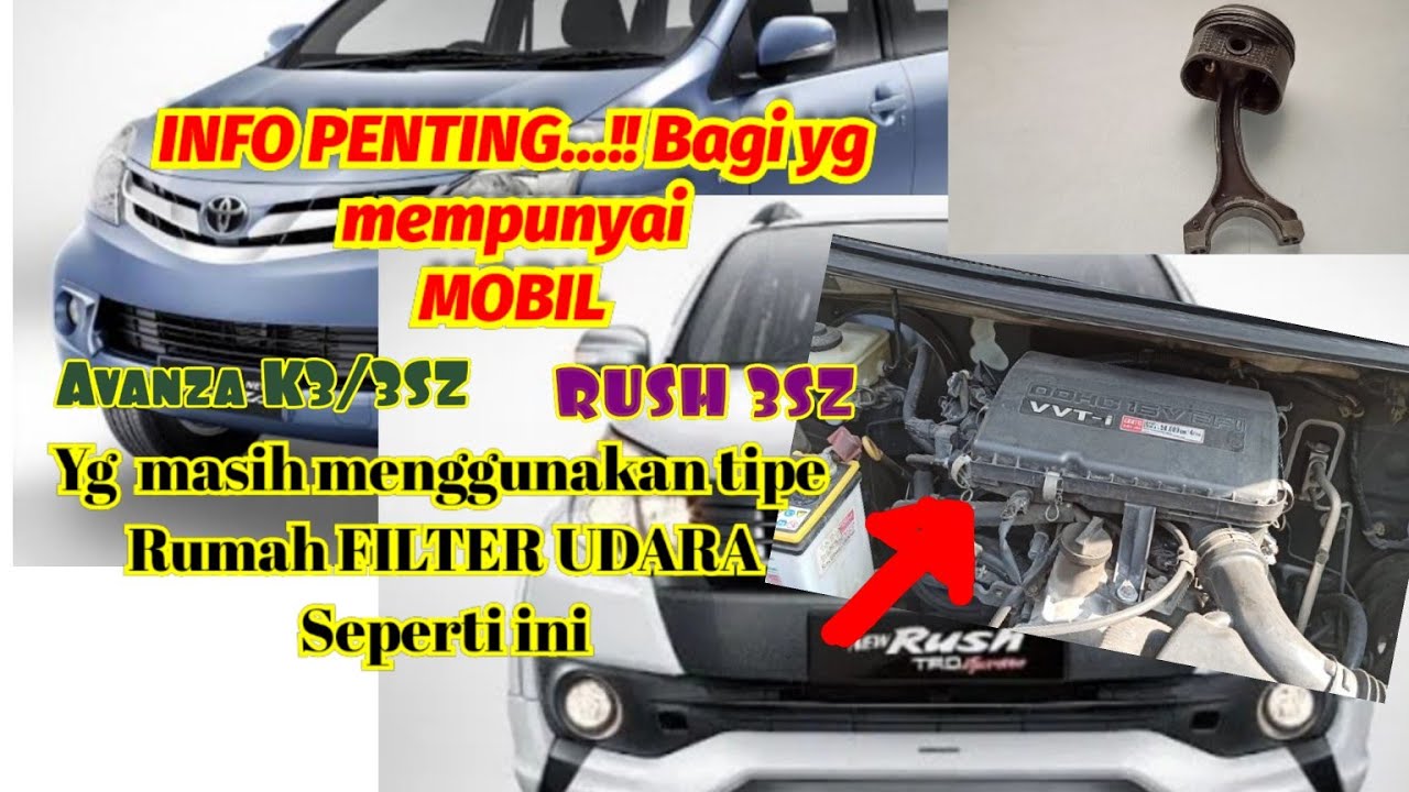 Bunyi Kasar Pada Mesin Avanza(K3) & Rush(3SZ) Ini Penyebabnya (water ...