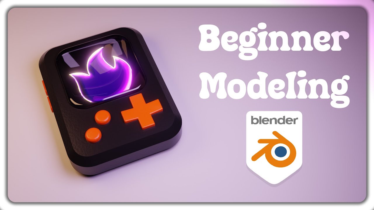 Model A Game Console In Blender For Beginners - YouTube