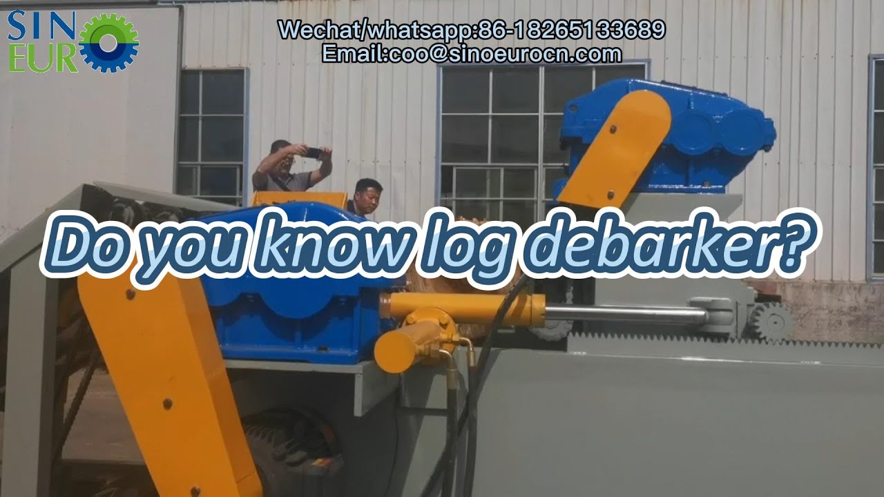Do you know wood debarker? You can use it to deabrk your wood log for ...