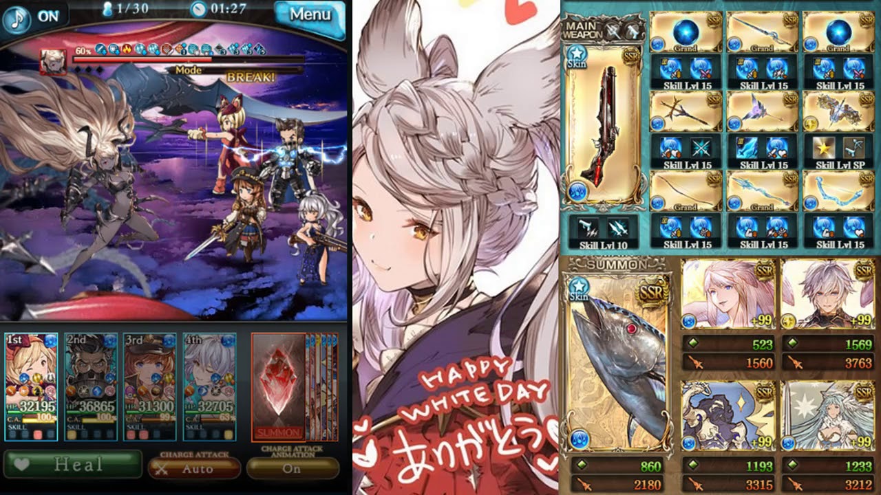 Granblue Fantasy - Water Lecia Showcase - YouTube