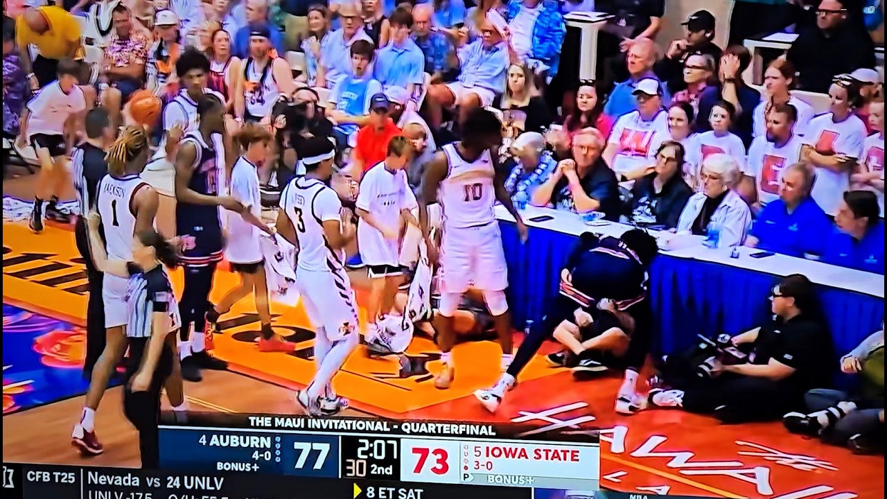 Chad Baker-Mazara Shoves Keshon Gilbert Down Hard - BUT Then Shows ...