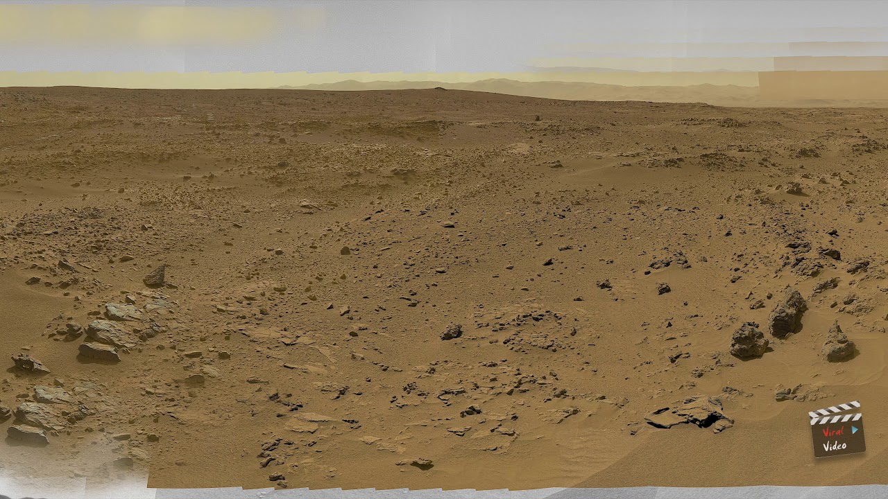 Curiosity sent a sublime viral panoramic view 4k of Mars to NASA - YouTube
