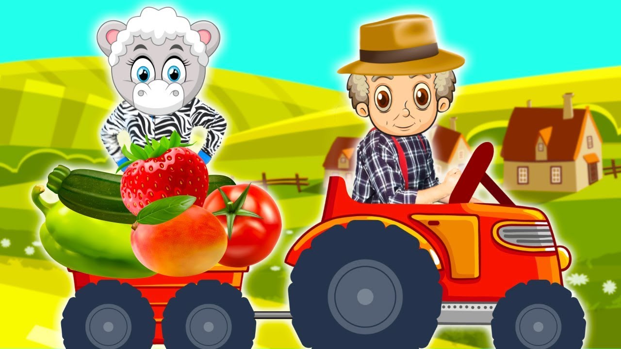 Old Macdonald Had a Farm EIEIO | Kids Song with Animals - YouTube