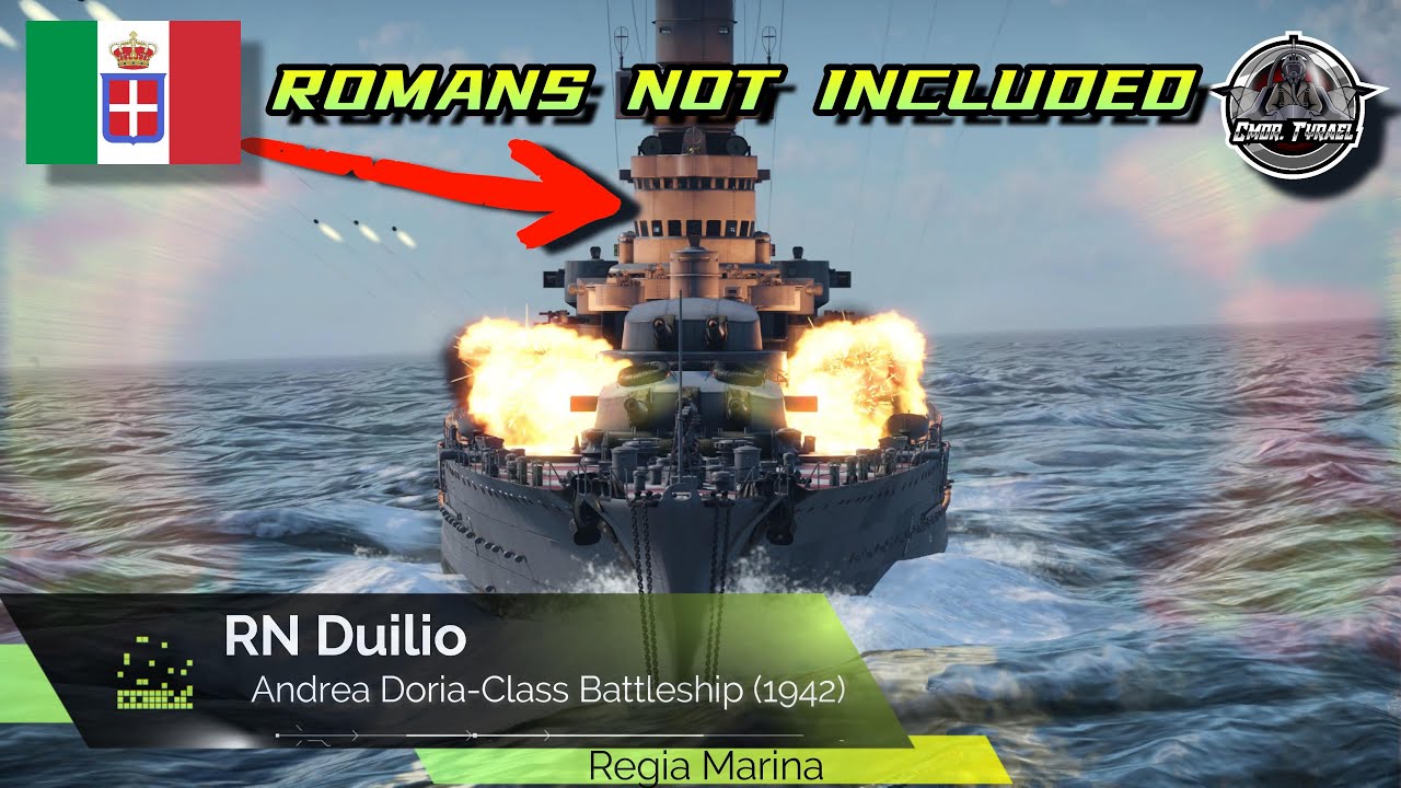 RN Duilio - Andrea Doria-Class Battleship - YouTube