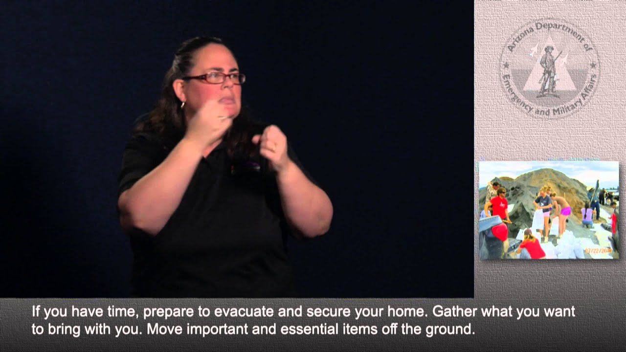 Flood Preparedness (ASL) - YouTube