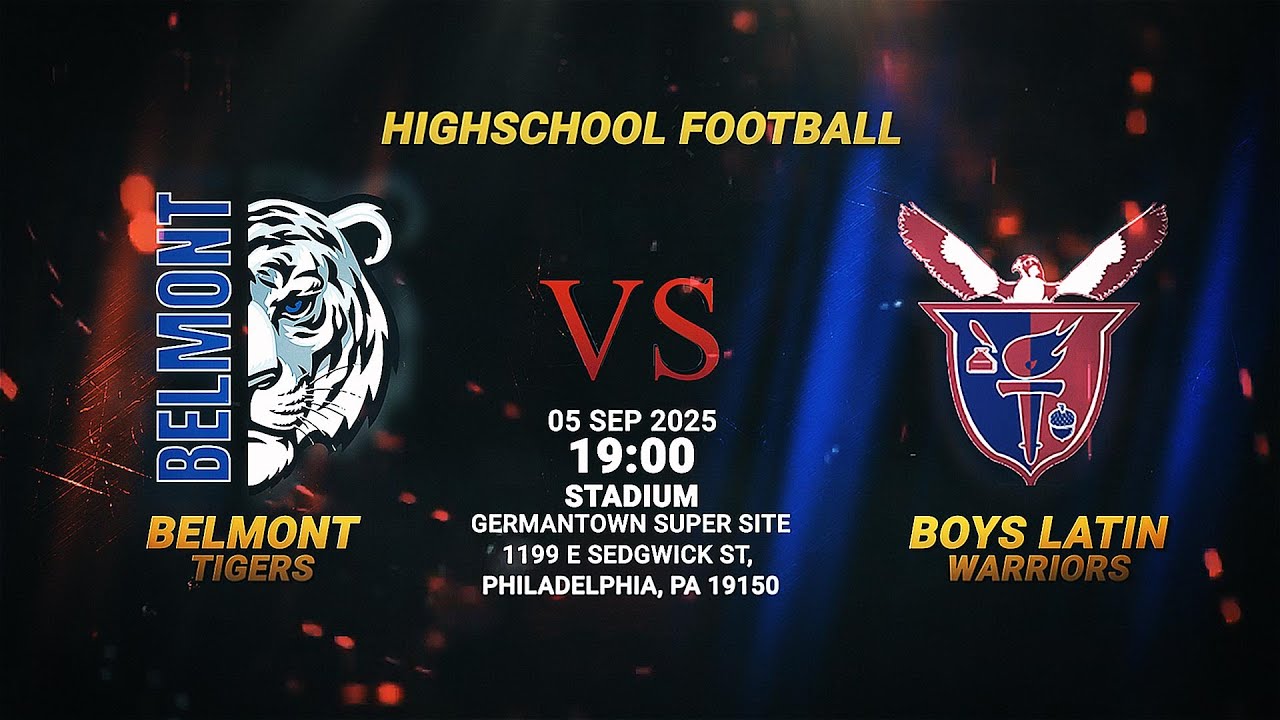 BCHS FOOTBALL VS BOYS LATIN - YouTube