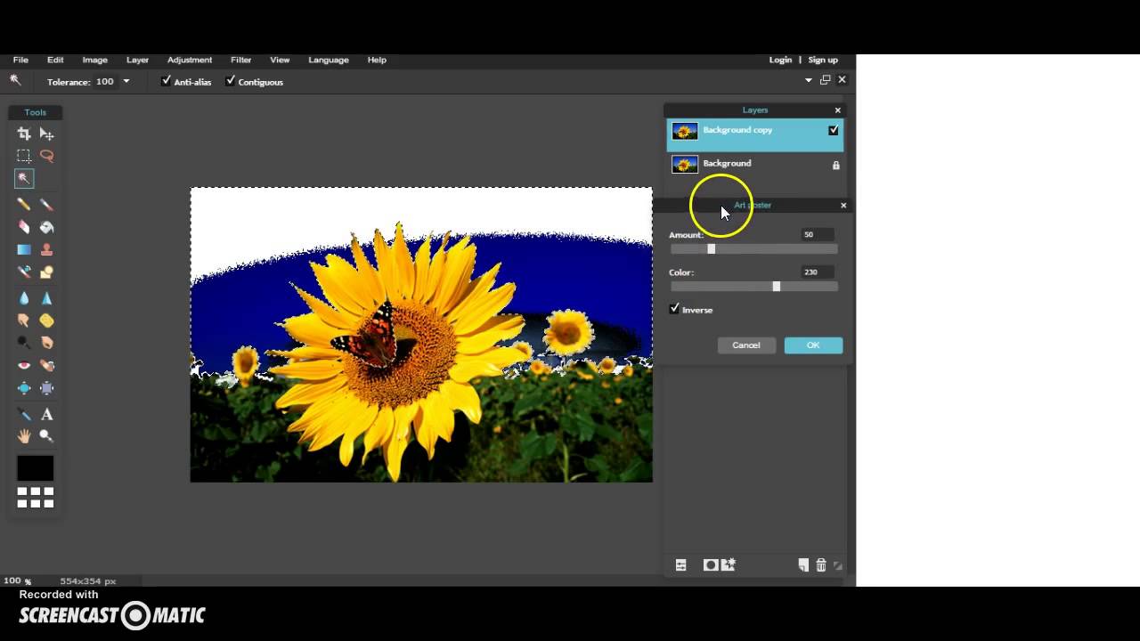 Advanced Filter Menu in Pixlr - Overview Tutorial - YouTube