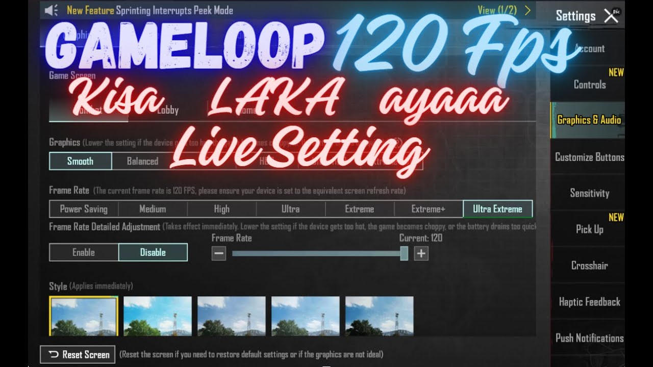 Pubg Mobile 120 Fps | Gameloop 120 Fps | 120 fps setting - YouTube