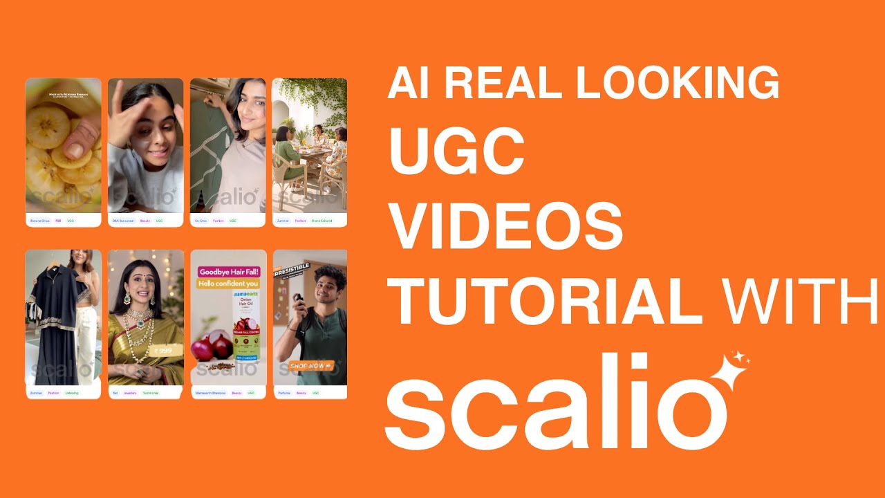 Real Looking AI UGC 😱 Videos using Scalio Tutorial Guide - YouTube