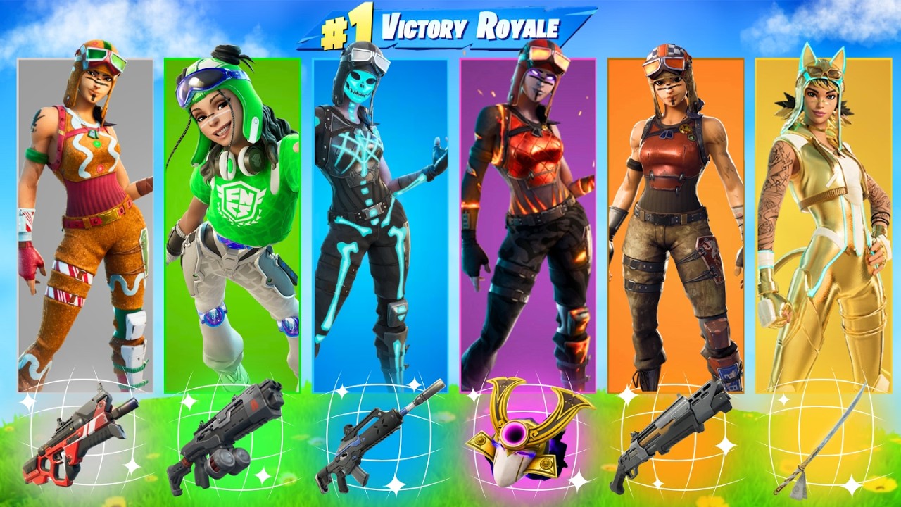The Random Renegade Raider Boss Skin Challenge! - YouTube