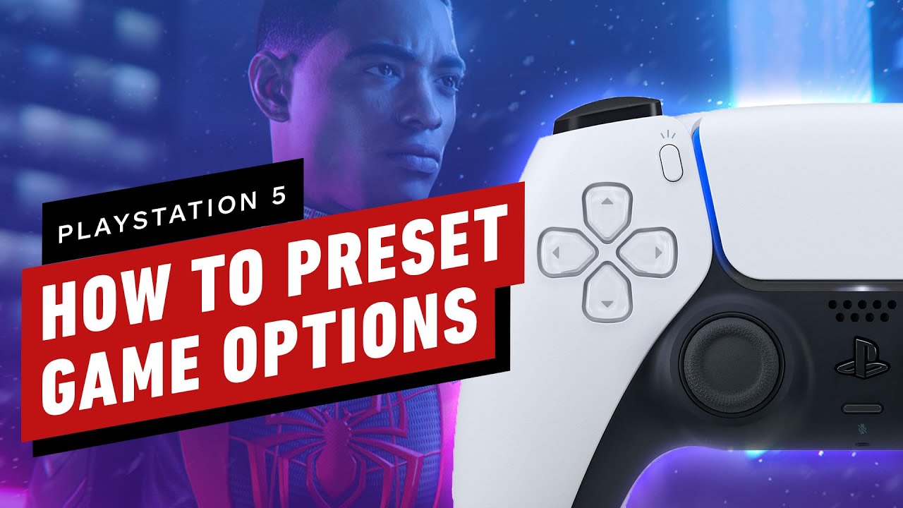PS5: How to Preset Your Game Options - YouTube