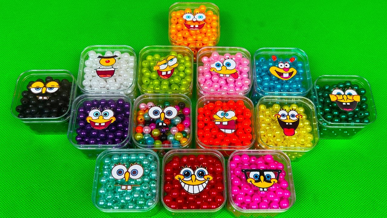 Spongebob Squarepants - Looking SPONGEBOB and Slime With Sparkling ...