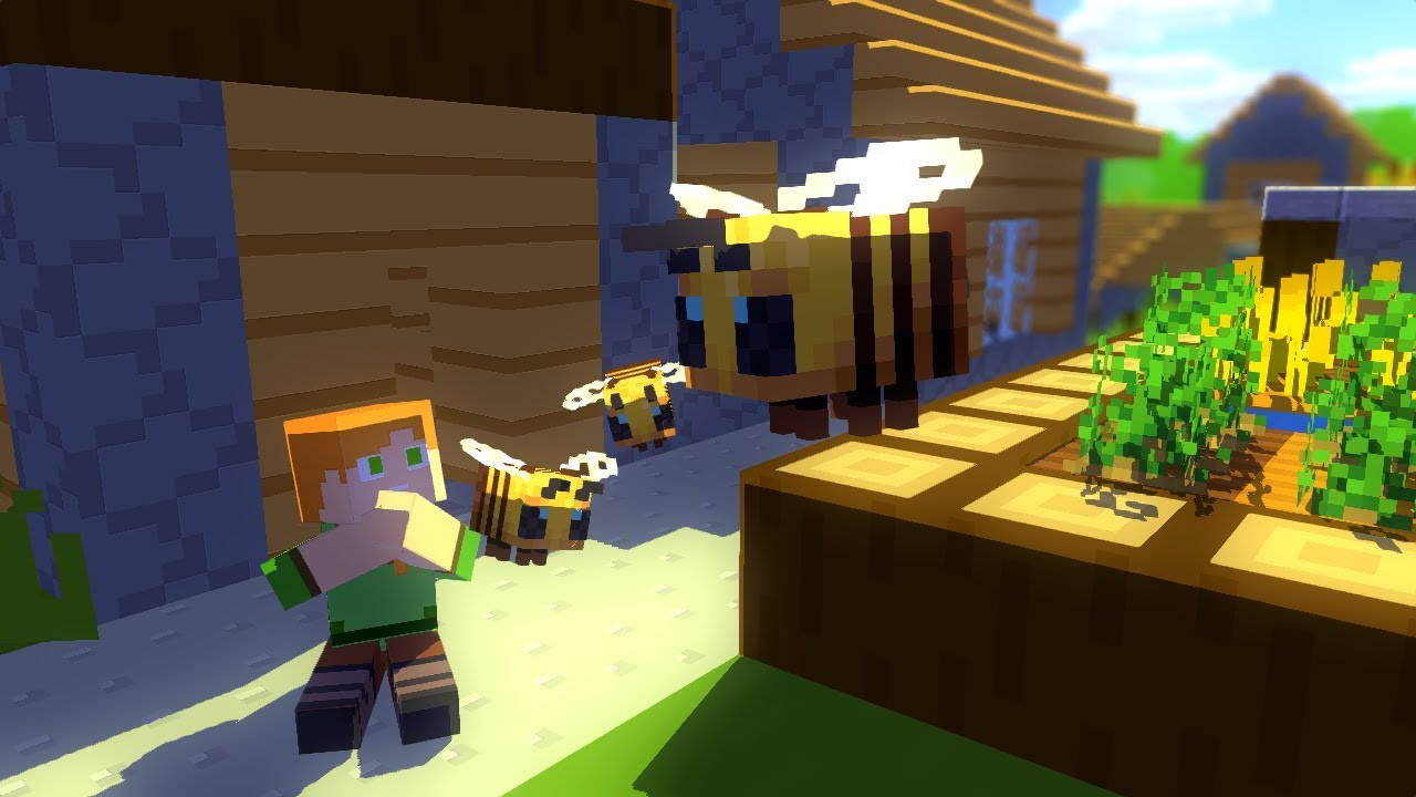[MINE-IMATOR SPEED ART] ALEX AND BEE'S - MINECRAFT - YouTube