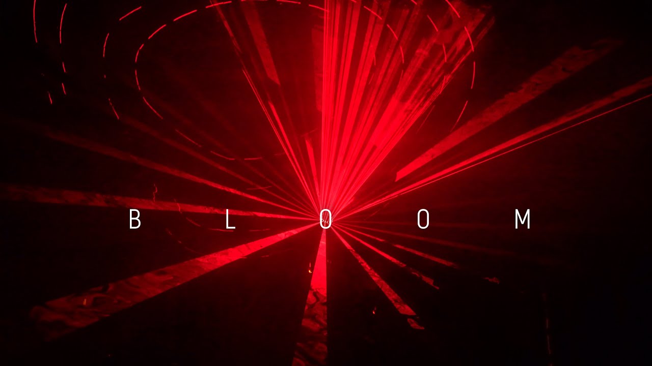 BLOOM | kinetic laser and sound installation - YouTube