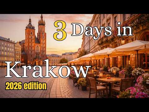 3 Days in KRAKOW 2026 - The Perfect Travel Itinerary (Poland)