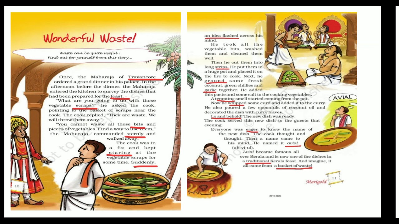 NCERT Class 5 Marigold Book Unit 1 Chapter 2 WONDERFUL WASTE YouTube ncert-class-5-marigold-book-unit-1-chapter-2-wonderful-waste-youtube