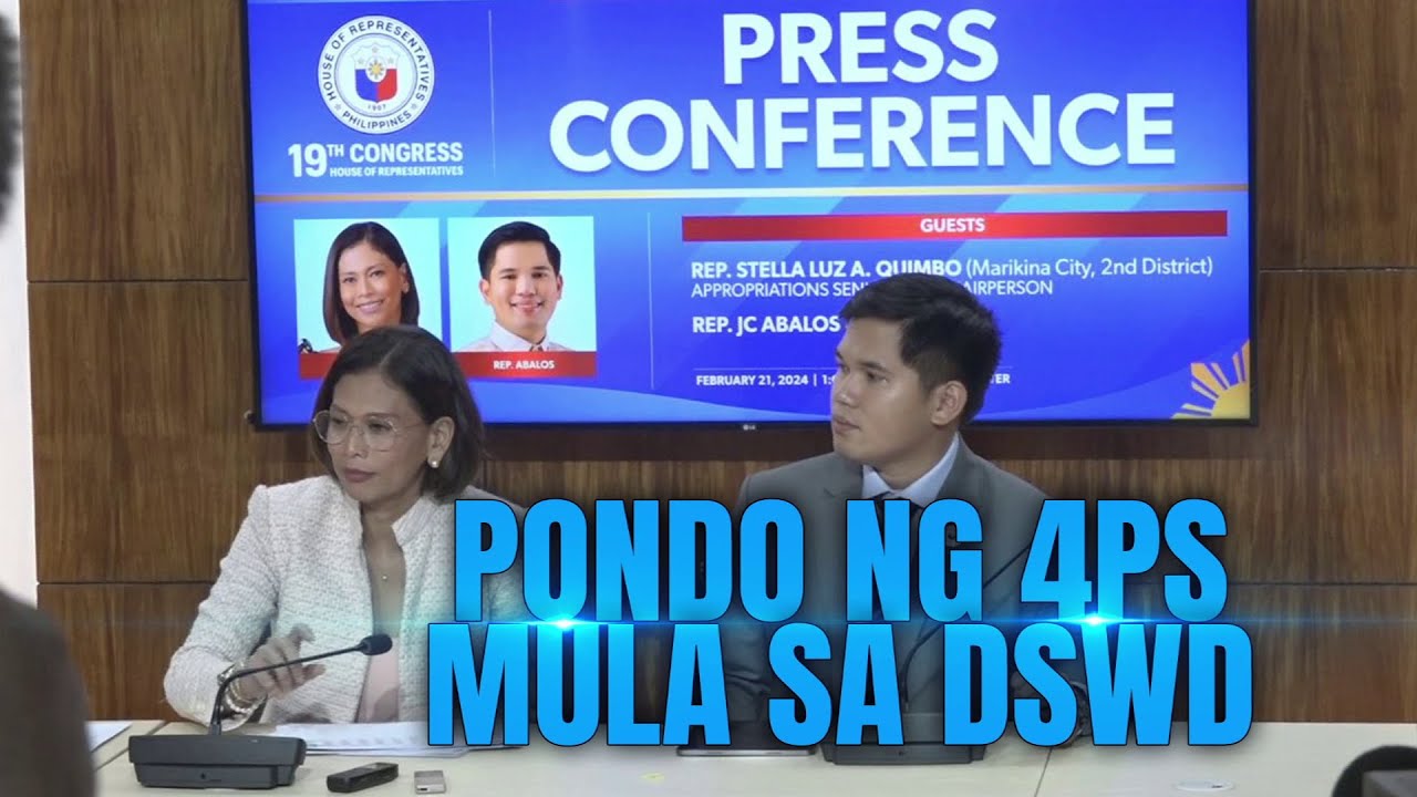 4Ps Partylist Rep. Jc Abalos, nilinaw ang pinatunguhan ng pondo sa DSWD | ONE MEDIA - YouTube