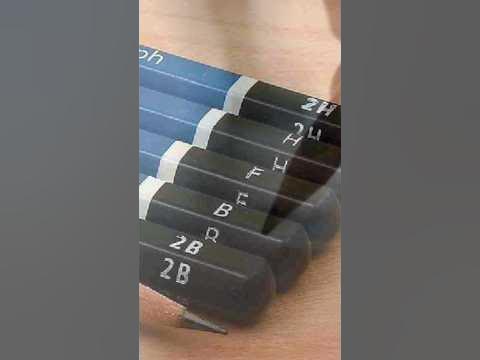 What does these pencil codes like HB, H2, B, etc mean 🤔⚡ || facts # ...