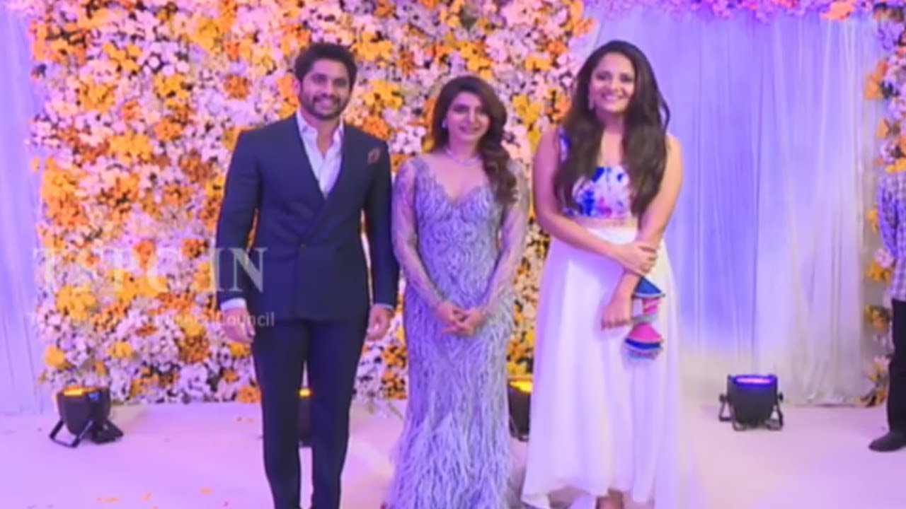 Anchor Anasuya @ ChaySam Wedding Reception | TFPC - YouTube