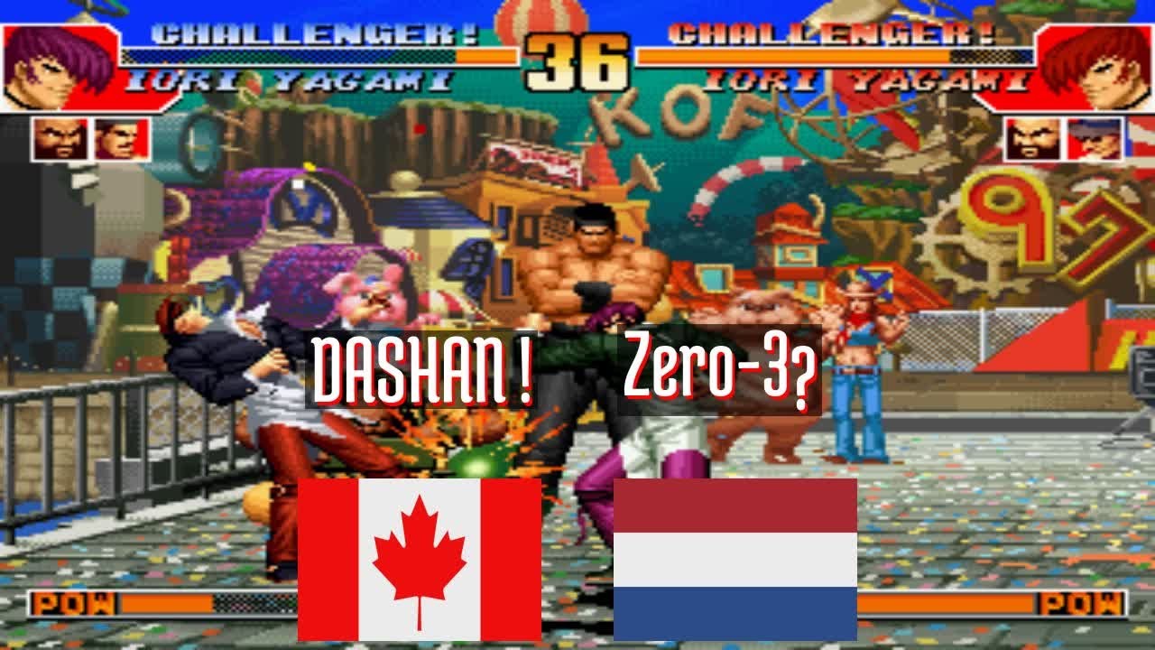FT5 @kof97: DASHAN ! (CA) vs Zero-3? (NL) [King of Fighters 97 Fightcade] Mar 9 - YouTube