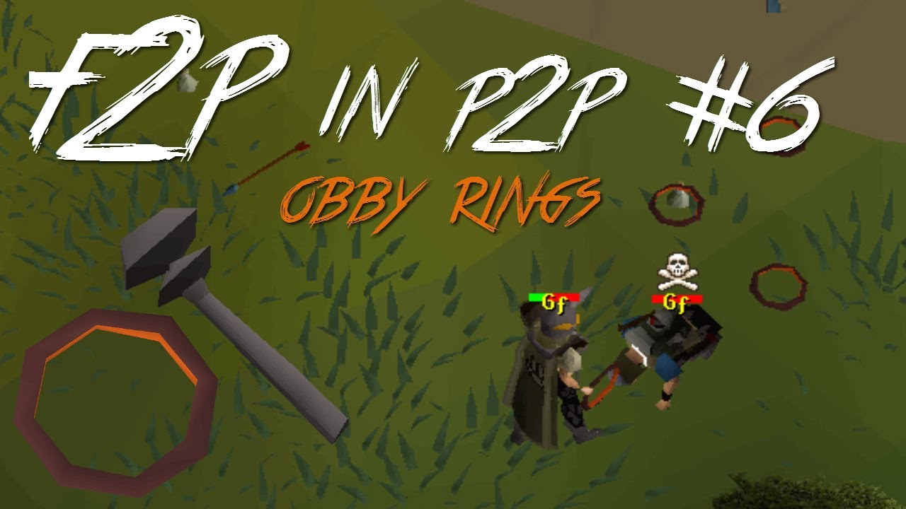 OSRS Pking | 40 Atk F2P In P2P | #6 Obby Rings - YouTube