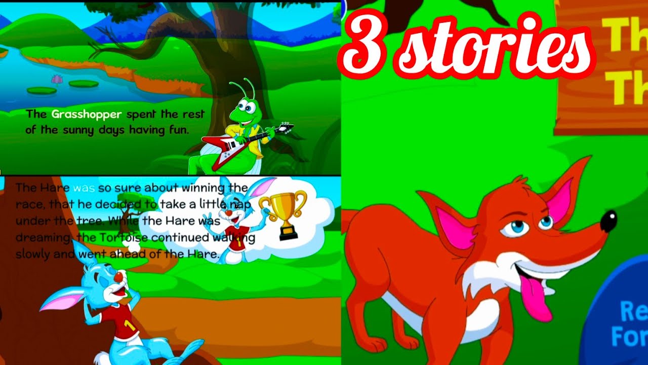 The Ant and the grasshopper. The hare and the TORTOISE. The fox and the ...