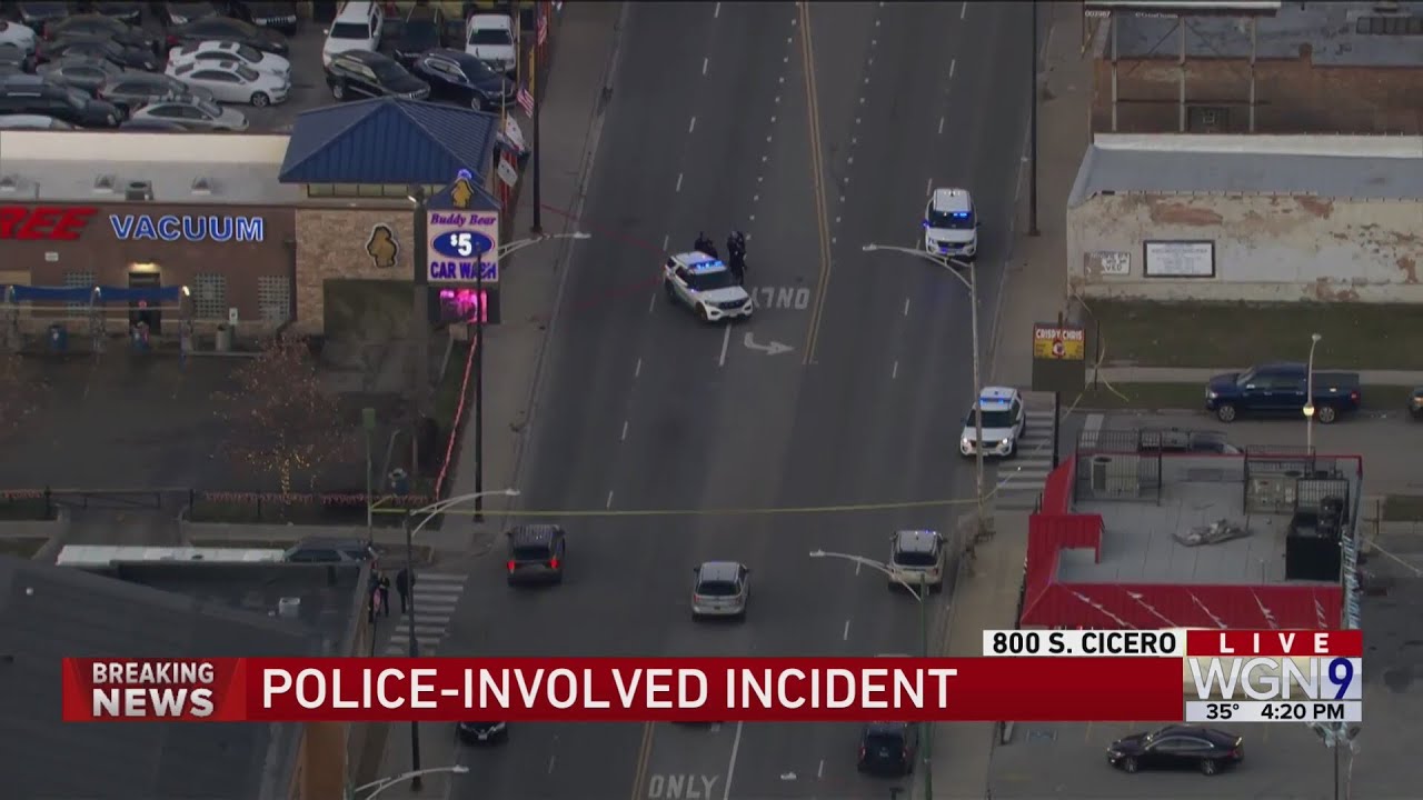 Heavy police presence spotted on West Side - YouTube