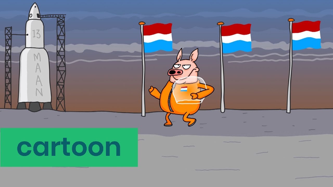 Varkentje Rund zorgt voor leven op de maan | Varkentje Rund | Het ...