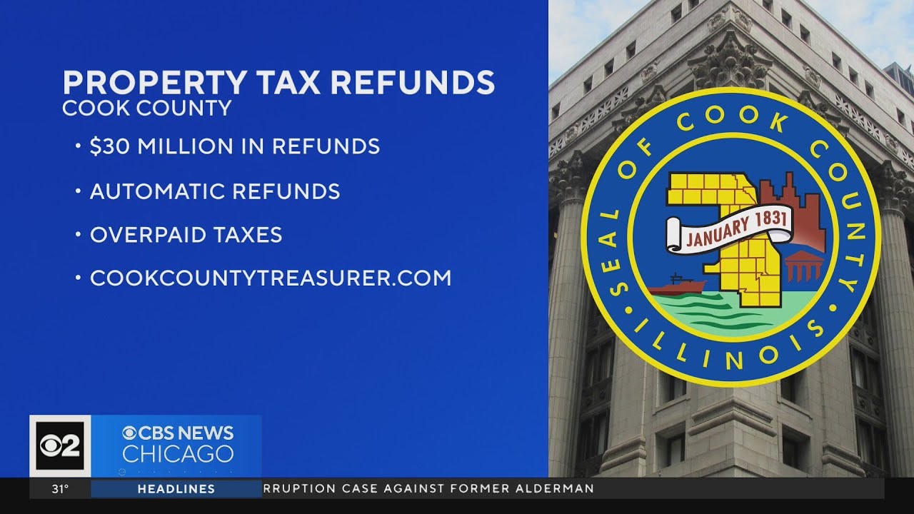 Some Cook County homeowners to receive property tax refunds - YouTube