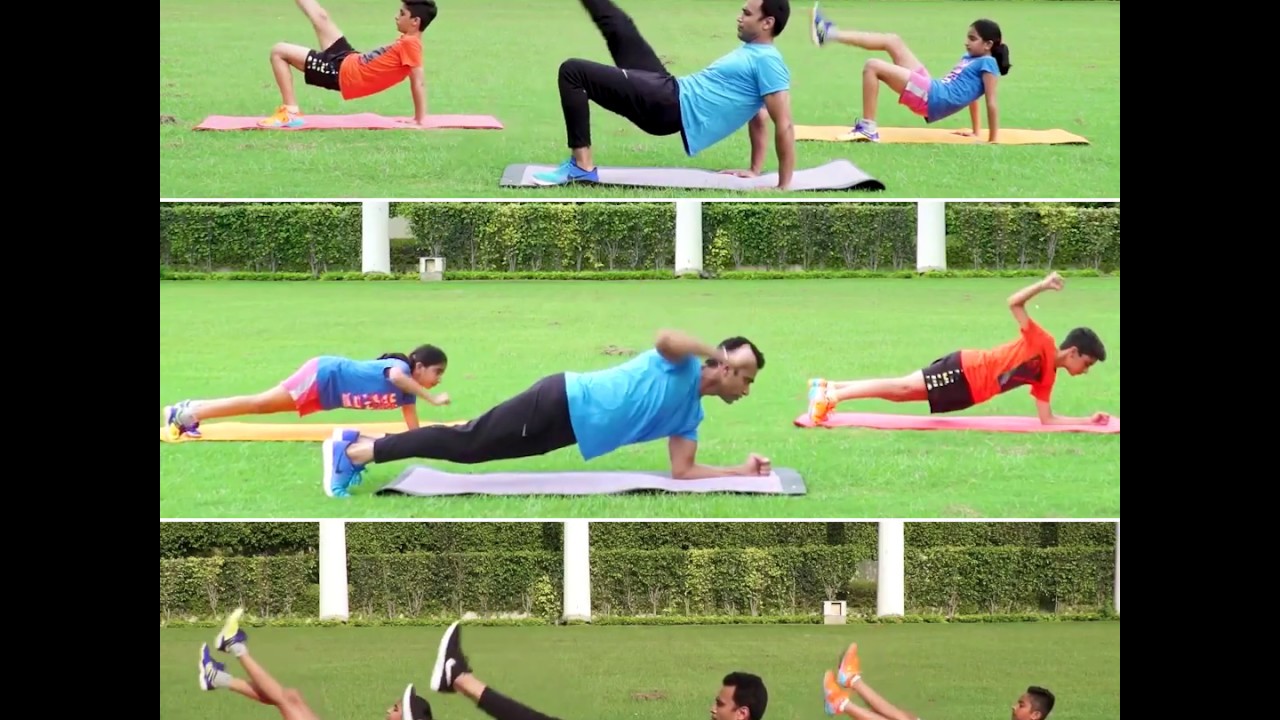 Easy and Simple Exercises for Kids - YouTube