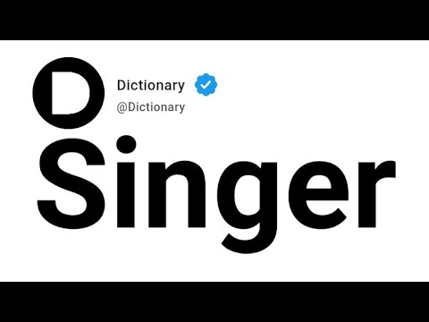 Singer Significado En Español - YouTube