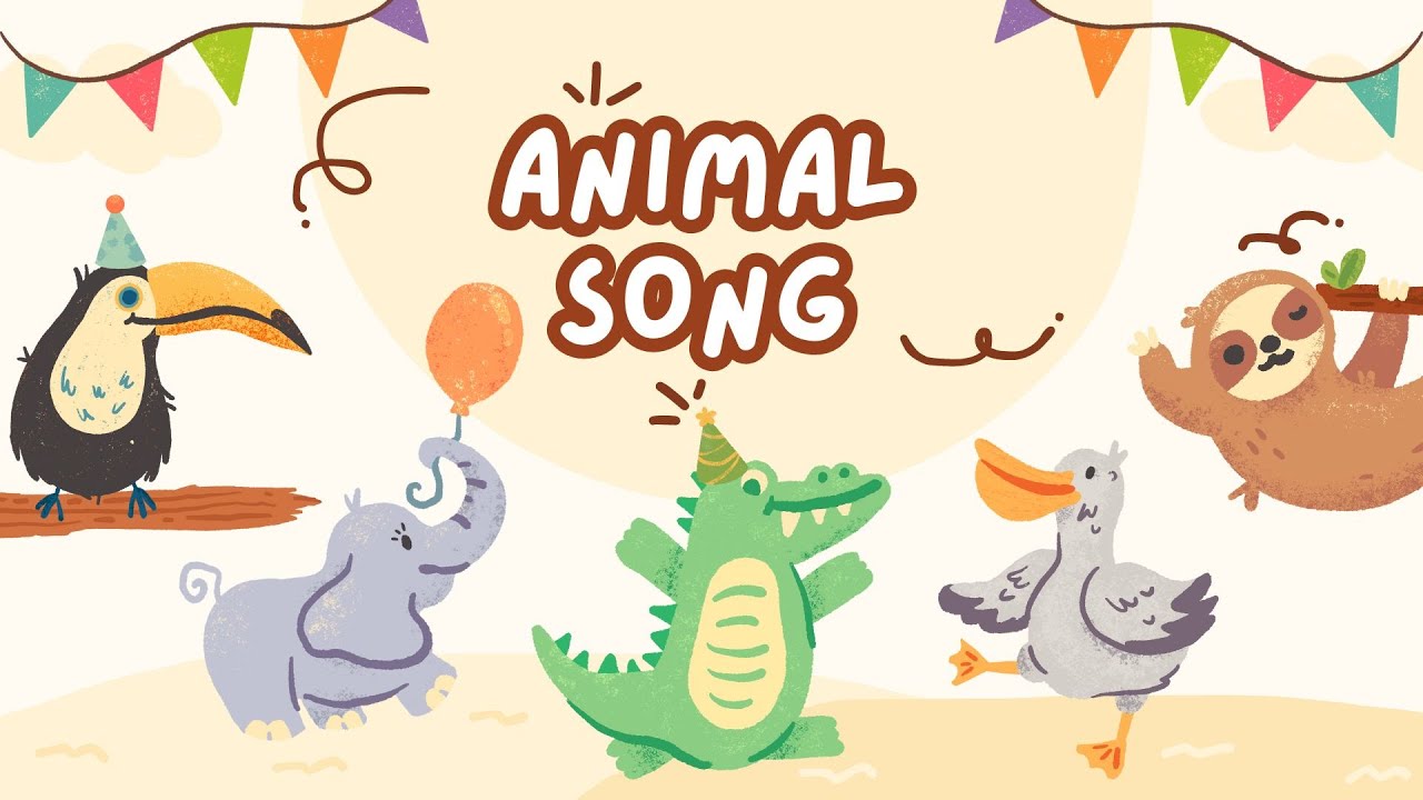 Best Animal Sounds Song EVER for Kids! Learn animal| - YouTube