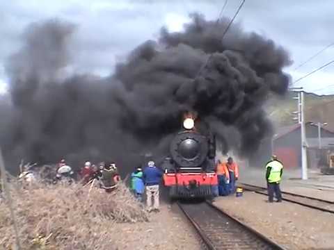 Steam hauled scheduled passenger train - very rare, even back in 2006 ...