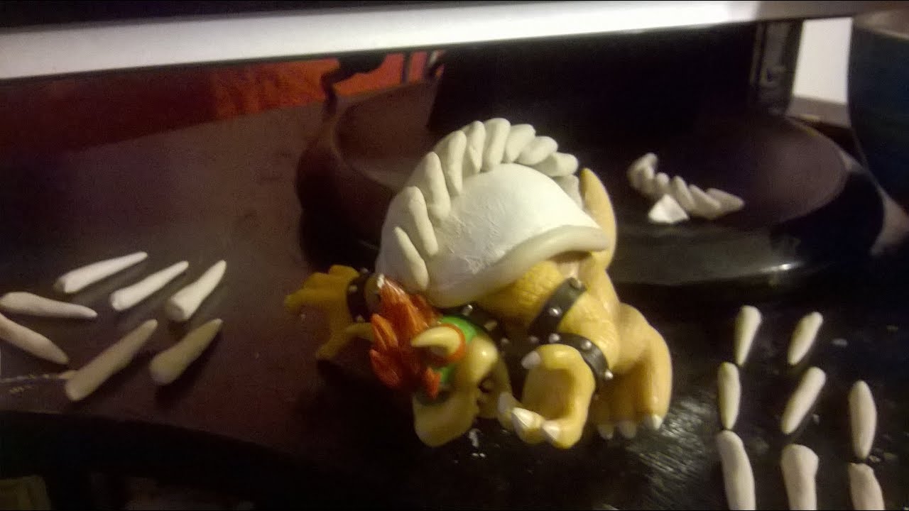 Giga Bowser Amiibo Customization Part 04 Sculpting The New Scales and ...